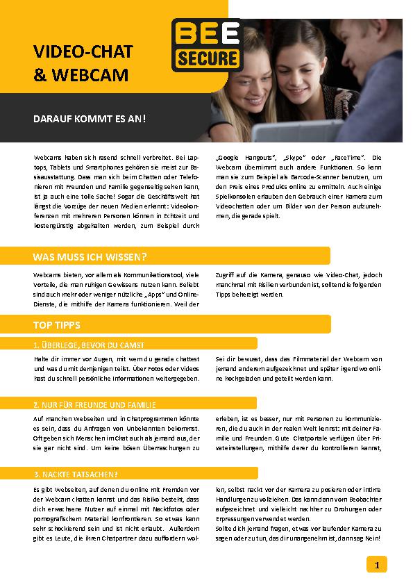 Video Chat and Webcams | Childnet