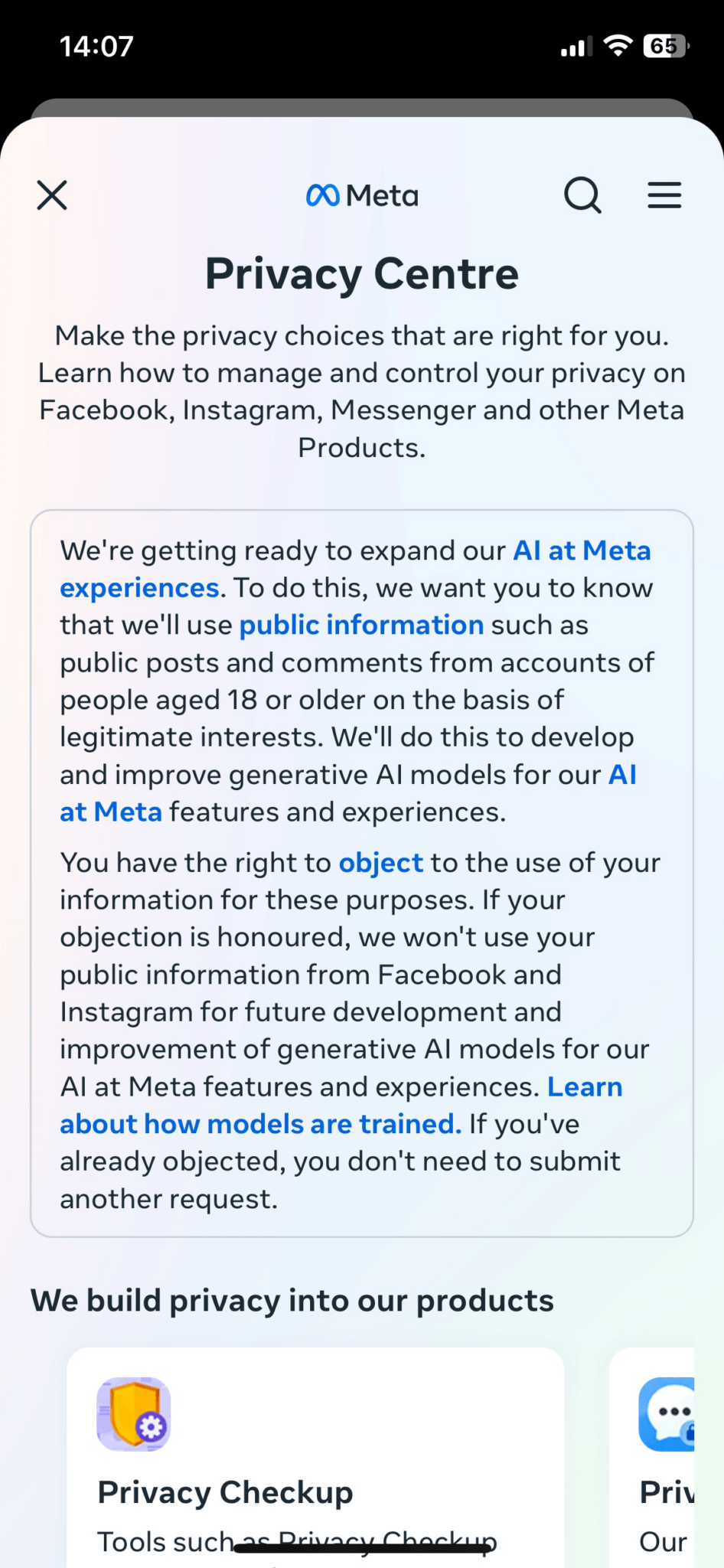 Looking at the 'Goodbye Meta AI' hoax | Childnet